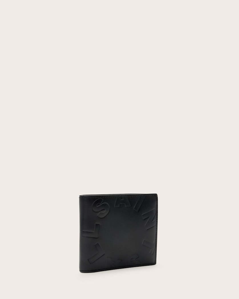 Delph Tierra Bi-Fold Leather Wallet Black | ALLSAINTS